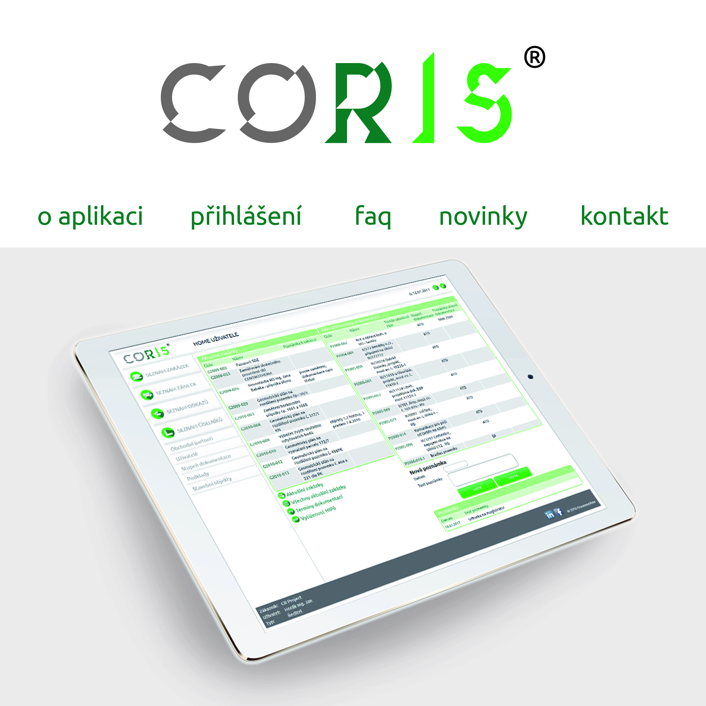 APLIKACE CORIS - Poster Media Network